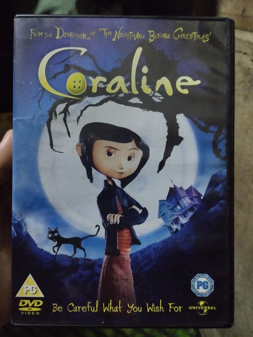 Coraline DVD (Region 2,4 and 5), Hobbies & Toys, Music & Media, CDs ...
