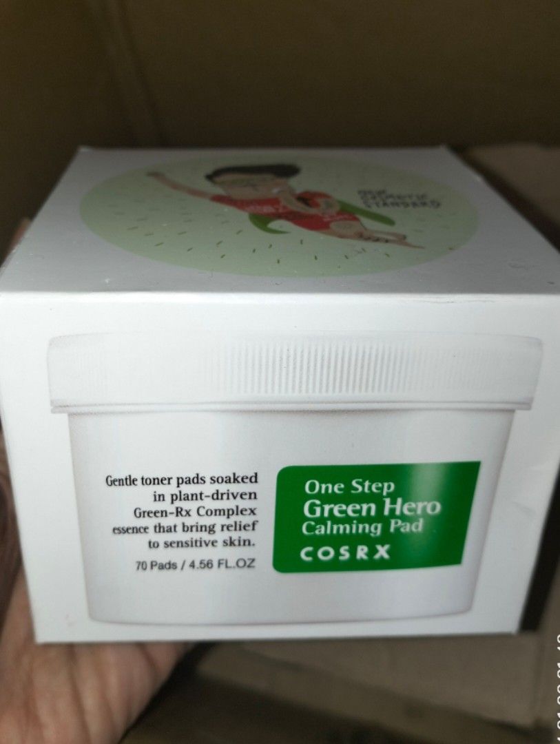 Cosrx One Step Green Hero Calming Pad, Kesehatan & Kecantikan, Kulit ...