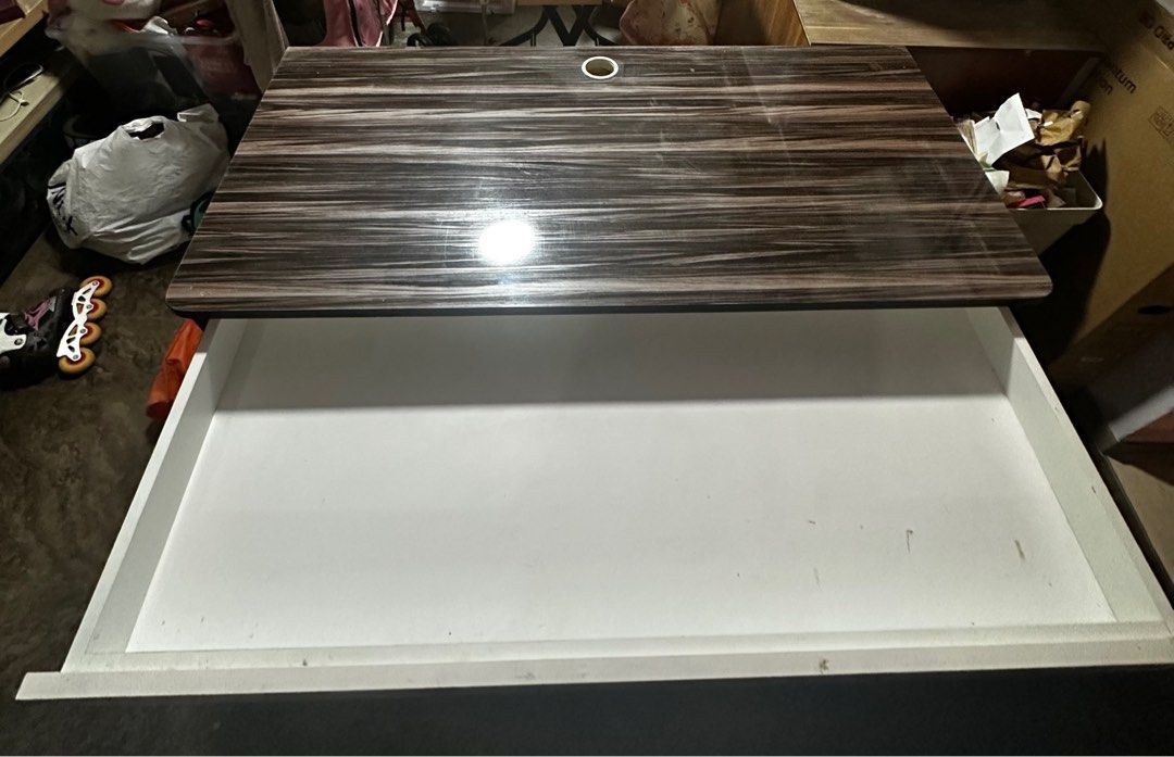 custom made study table with drawer, Furniture & Home Living, Furniture ...