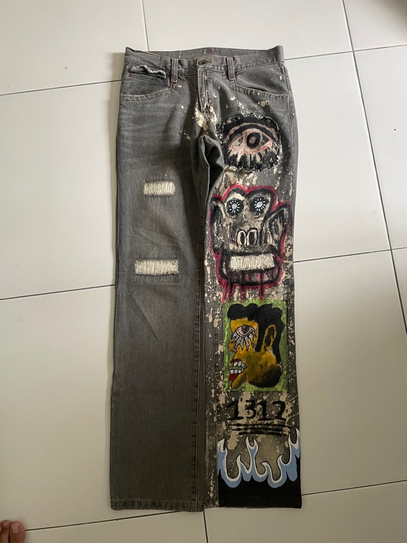 Customised Jeans, Men's Fashion, Bottoms, Jeans on Carousell