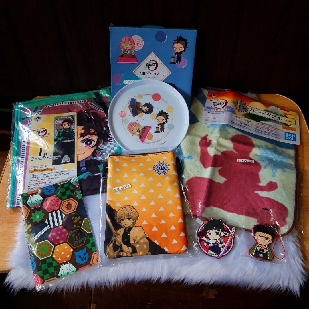 Demon Slayer Official Merch Collection Set [Bandai Japan], Hobbies ...
