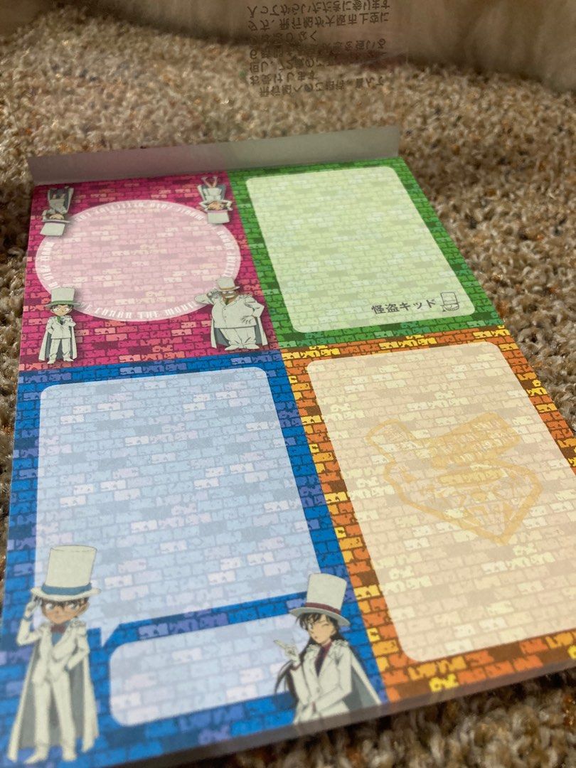 DETECTIVE CONAN NOTEPAD JAPAN, Hobbies & Toys, Memorabilia ...
