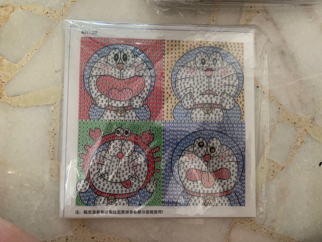 Diamond Art Lotso / Doraemon, Hobbies & Toys, Stationery & Craft, Art ...