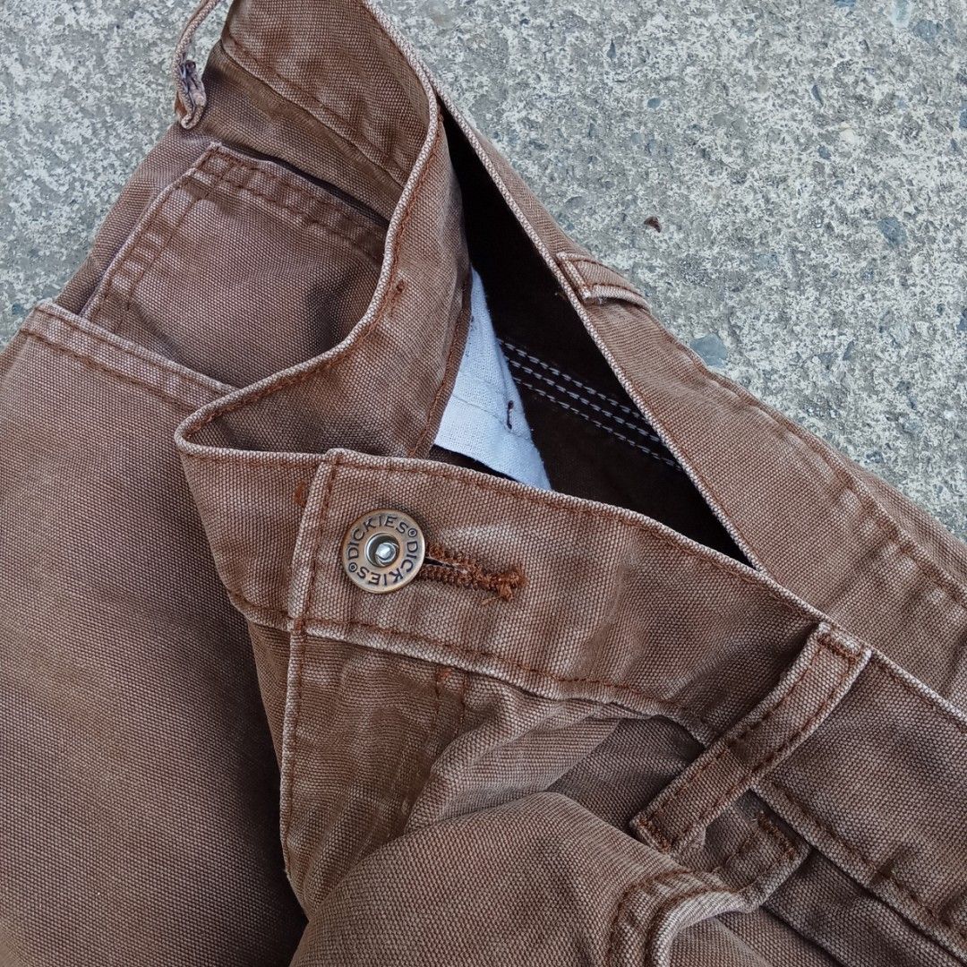 Dickies Choco Brown Carpenter Baggy Jorts, Men's Fashion, Bottoms ...