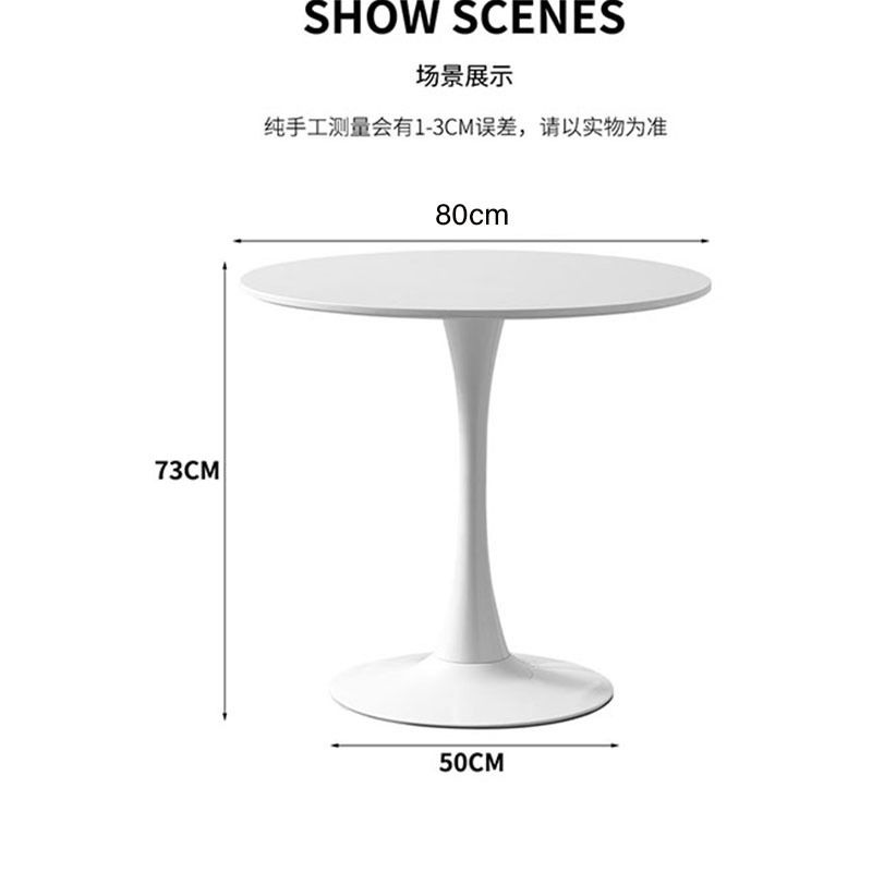 Dining Table Meeting Table Round Table 80cm, Furniture & Home Living ...