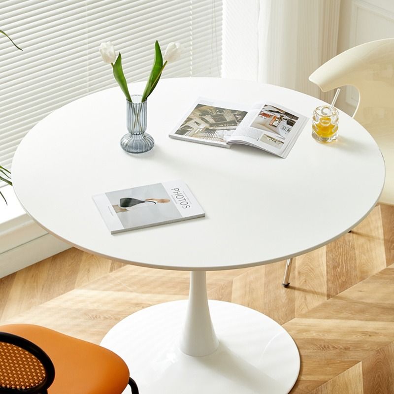 Dining Table Meeting Table Round Table 80cm, Furniture & Home Living ...
