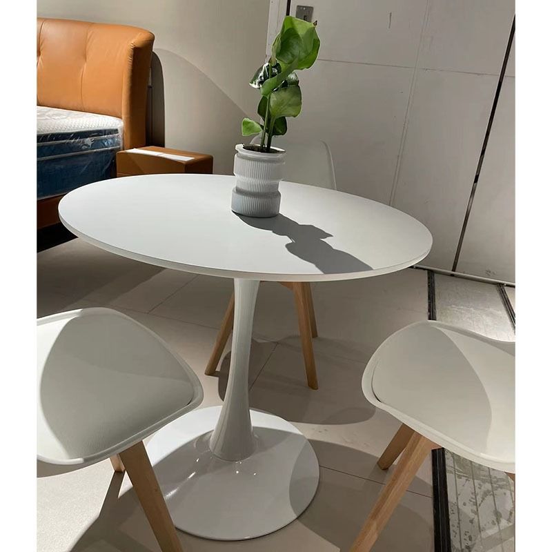 Dining Table Meeting Table Round Table 80cm, Furniture & Home Living ...