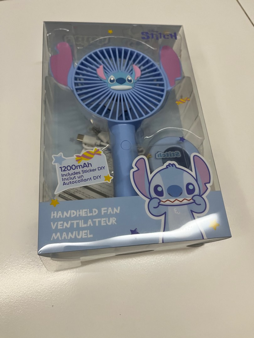 Disney Stitch - Handheld fan [BNIB], Hobbies & Toys, Memorabilia ...