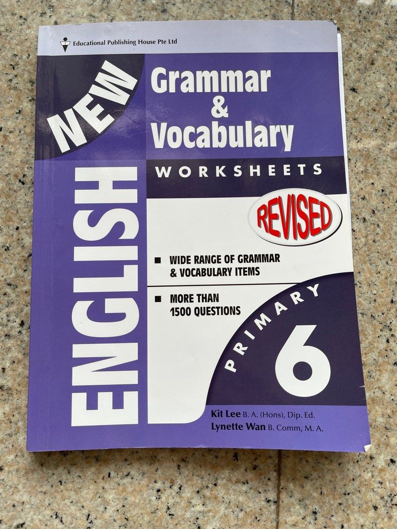Eph new English grammar & vocabulary p6 primary 6, Hobbies & Toys ...