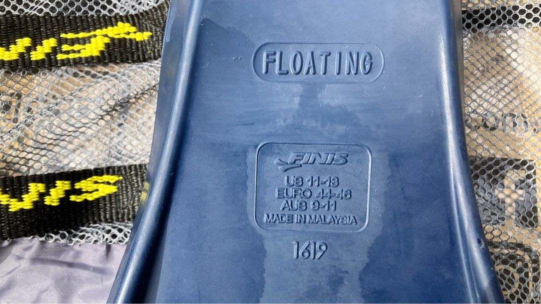 Finis Long Floating Swim Fins (US 11-13), Sports Equipment, Sports & Games, Water Sports on ...