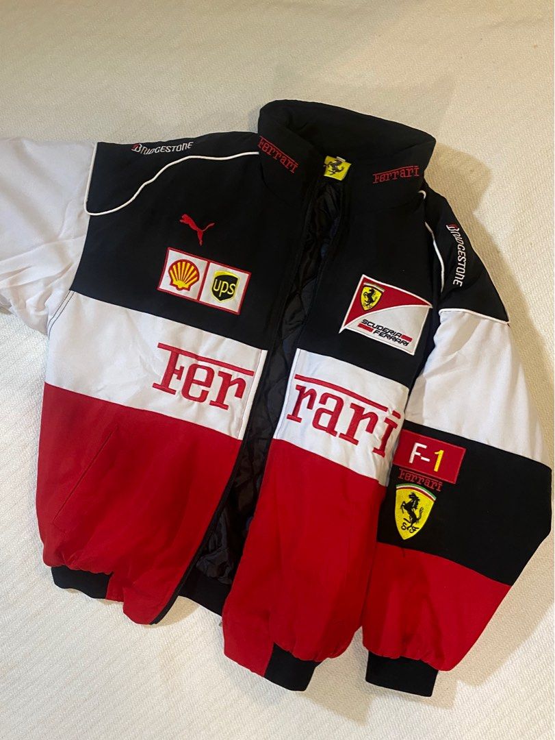 Ferrari Jacket, Men's Fashion, Coats, Jackets and Outerwear on Carousell