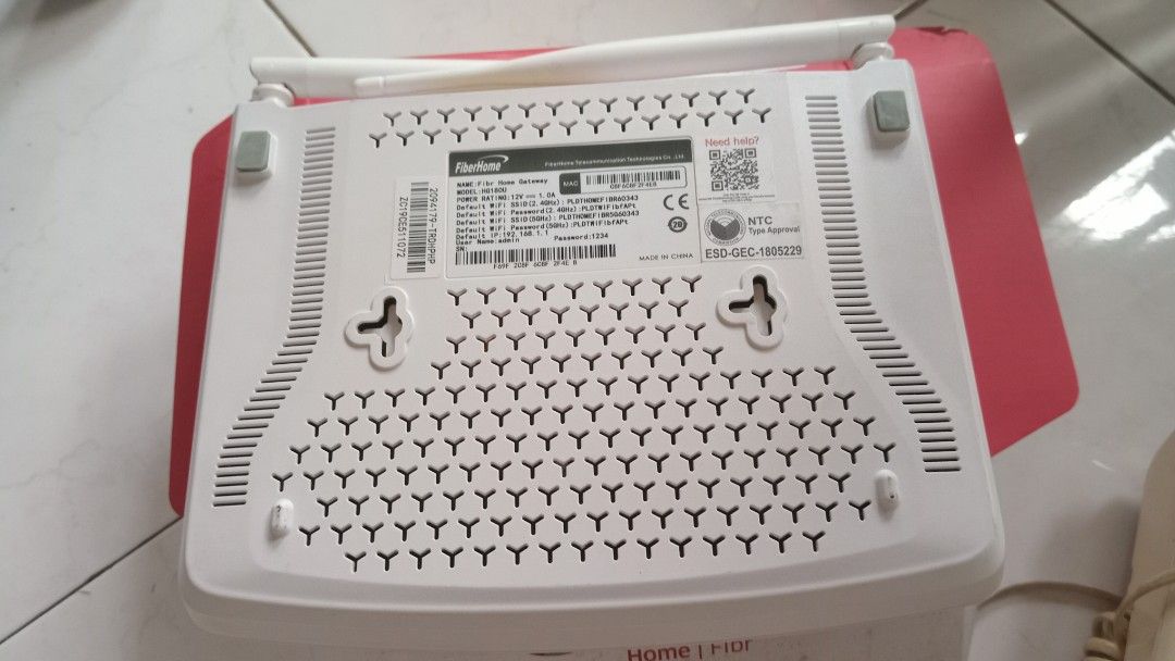 Fiber Router unit with antenna, TV & Home Appliances, Electrical ...