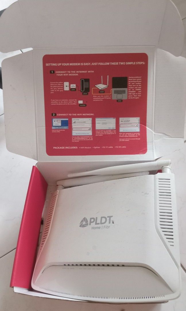 Fiber Router unit with antenna, TV & Home Appliances, Electrical ...