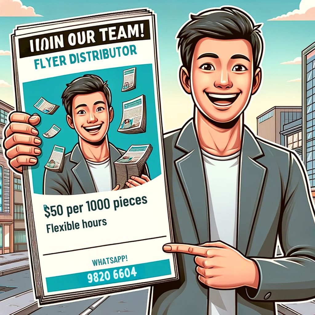 Flyer Distributor (Tampines), Jobs, Sales, Retail & Marketing on Carousell