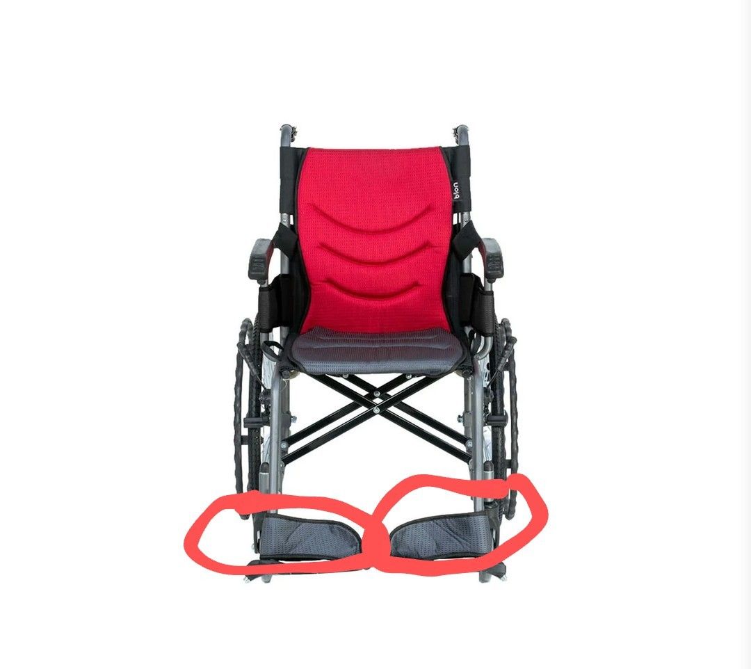 Foldable Wheelchair Self Push, Health & Nutrition, Assistive ...