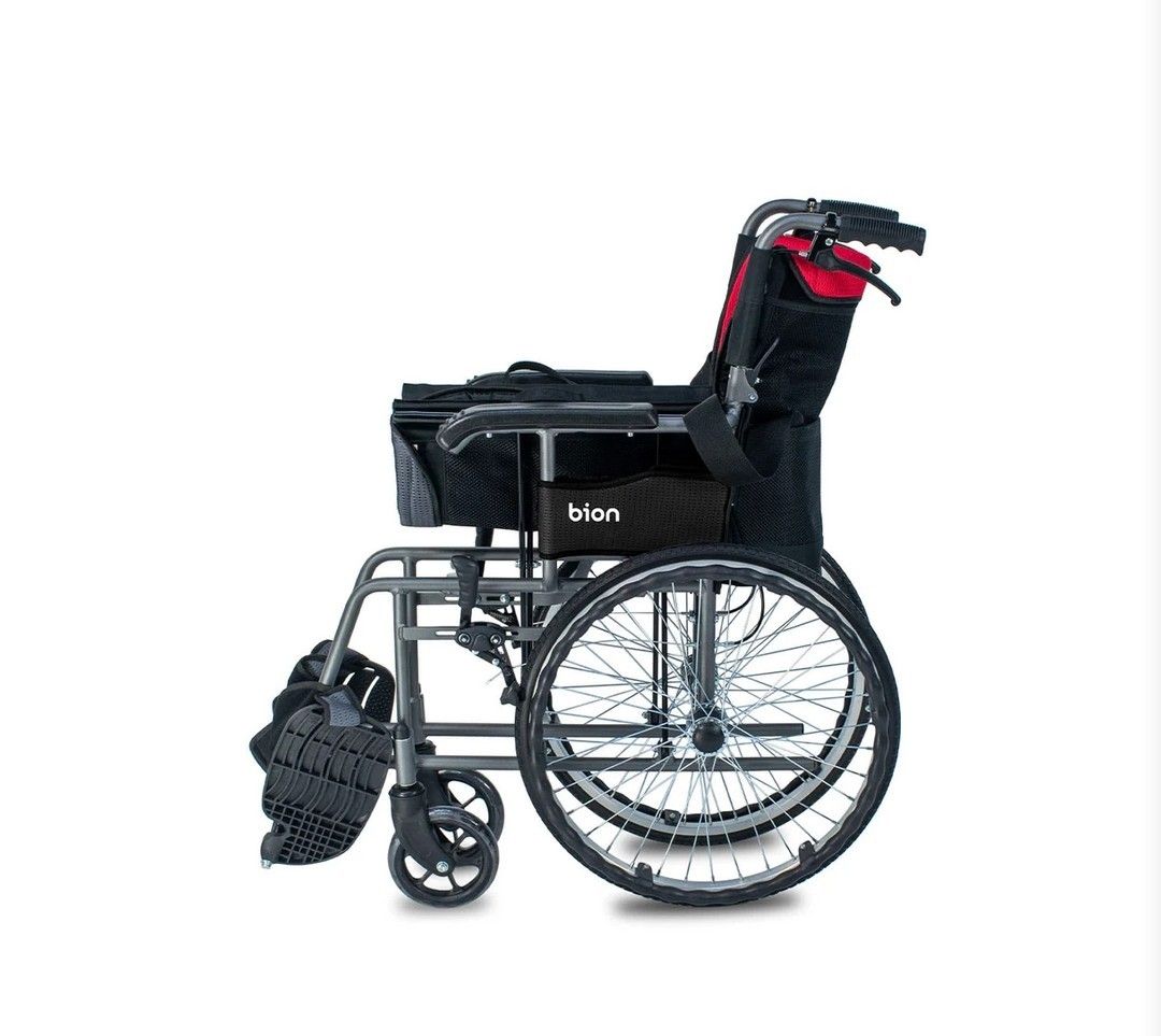 Foldable Wheelchair Self Push, Health & Nutrition, Assistive ...