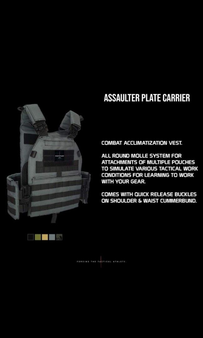 Fortitude Assaulter Plate Carrier MilSim, Sports Equipment, Other ...