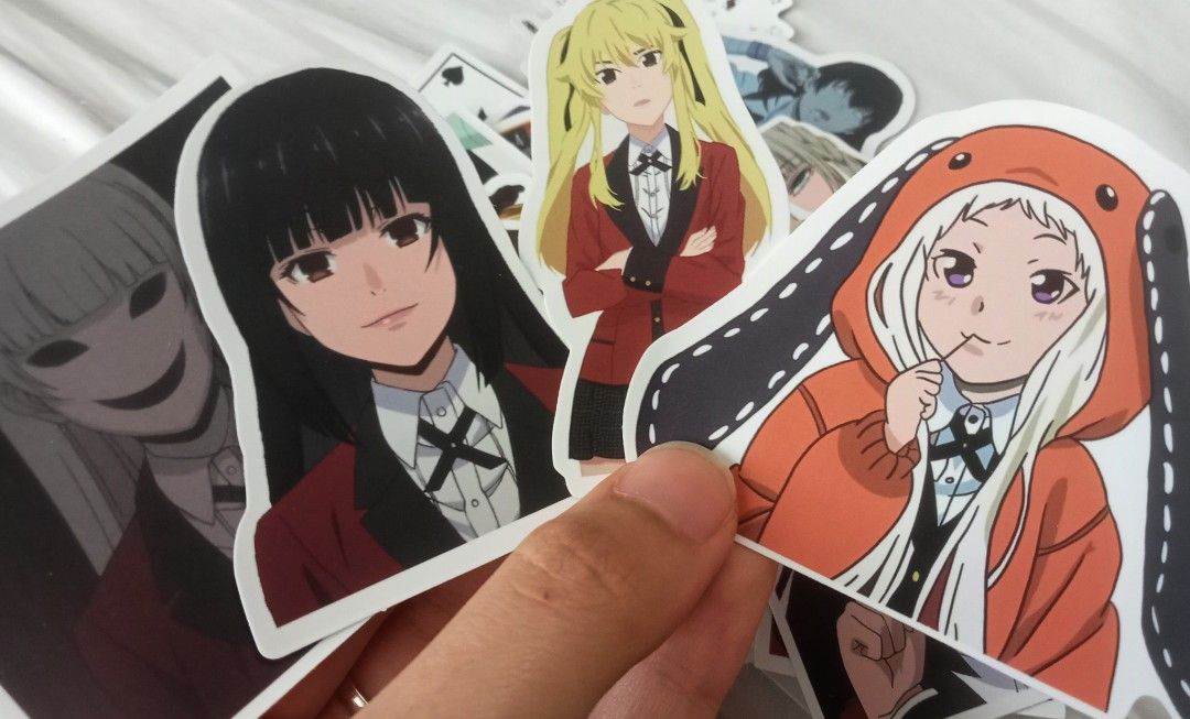 Anime Stickers Kakegurui Yumeko Jabami Mary Saotome Runa Manga, Hobbies ...