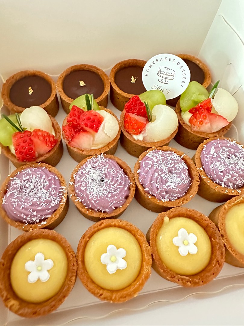 Handmade mini tarts, Food & Drinks, Homemade Bakes on Carousell