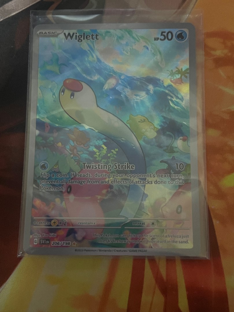 Full art Wiglett, Hobbies & Toys, Toys & Games on Carousell