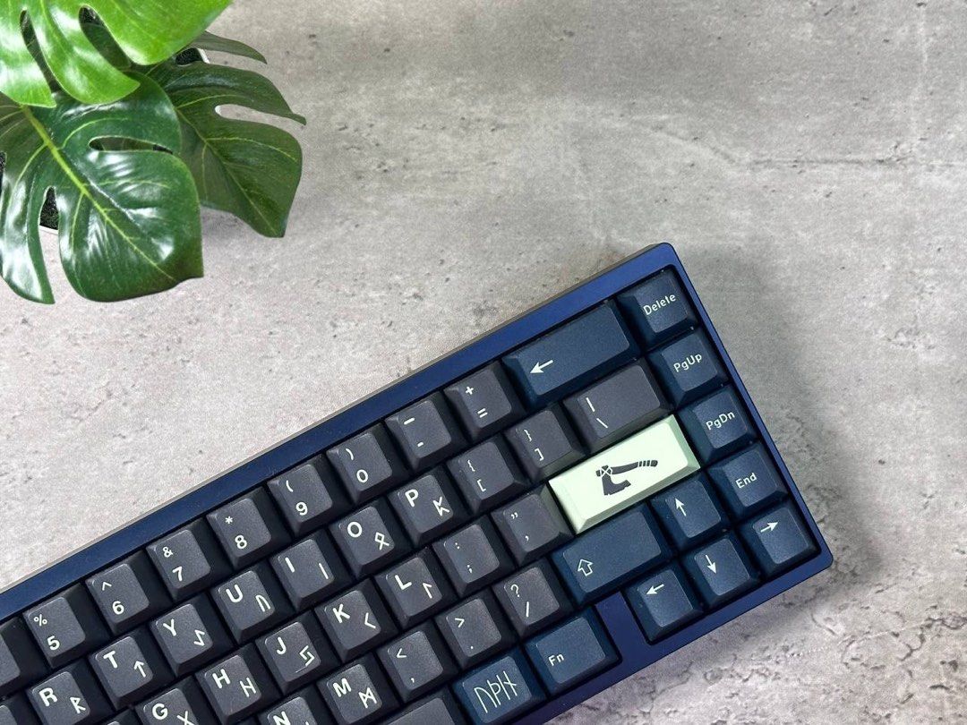 clacky full built Neo65 mechanical custom keyboard (Navy Blue + Copper ...