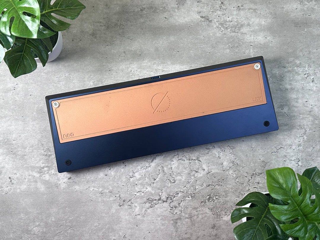 clacky full built Neo65 mechanical custom keyboard (Navy Blue + Copper ...