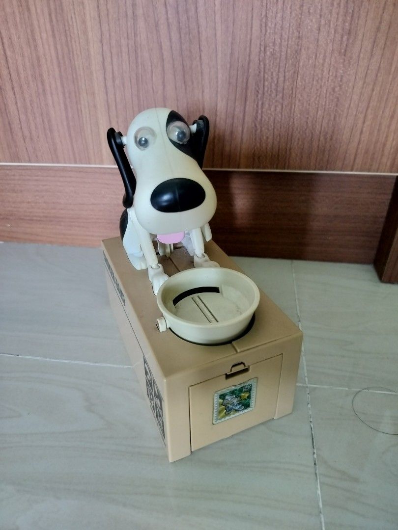 Fun dog coin saving box, Hobbies & Toys, Toys & Games on Carousell