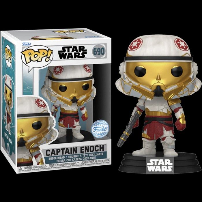 Funko Pop! Star Wars: Ahsoka - Captain Enoch #690, Hobbies & Toys, Toys ...