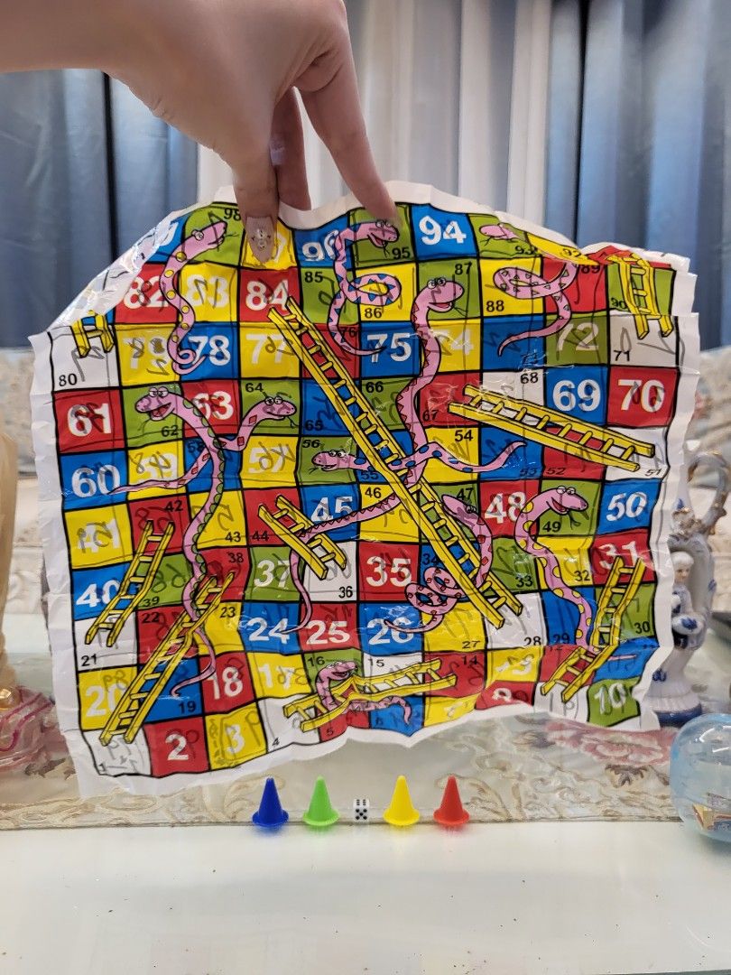Gachapon Japan Snakes and Ladders Plastic Board Game, Hobbies & Toys ...