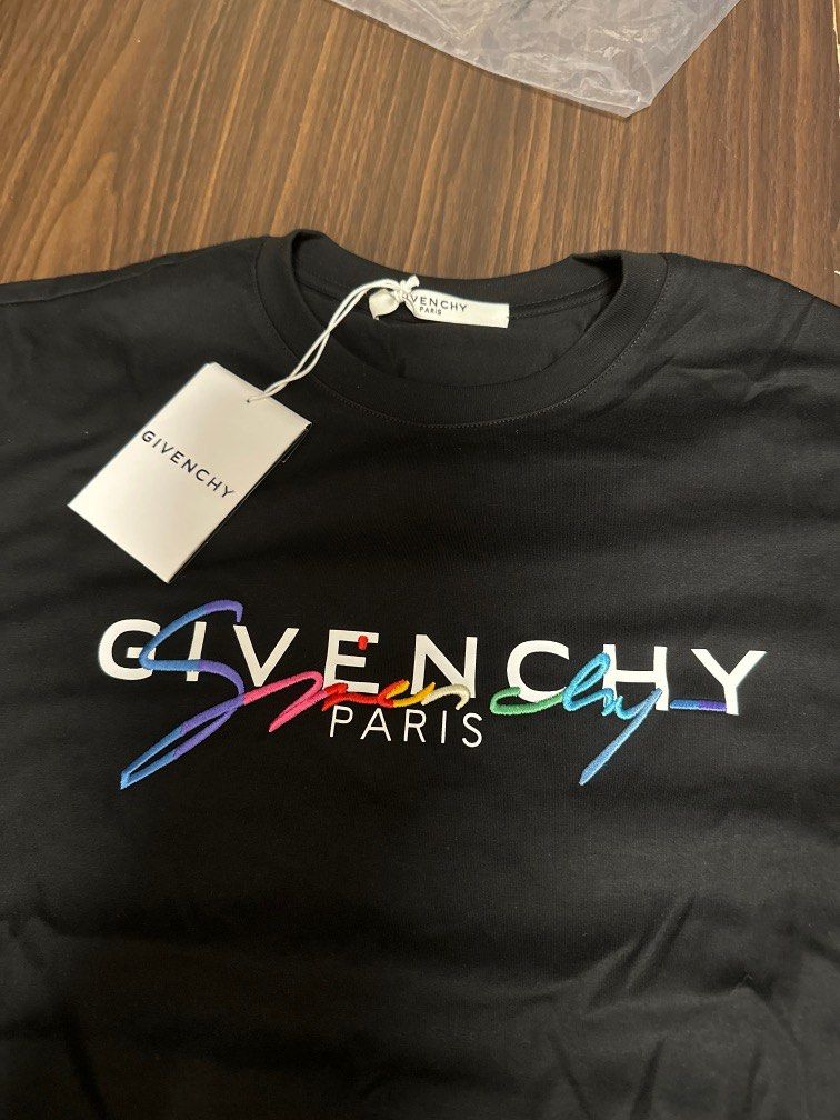 givenchy rainbow tee, Men's Fashion, Tops & Sets, Tshirts & Polo Shirts ...