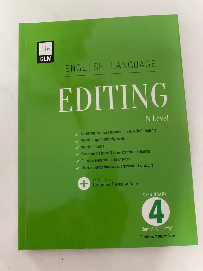 GLM N Level English Editing, Hobbies & Toys, Books & Magazines ...