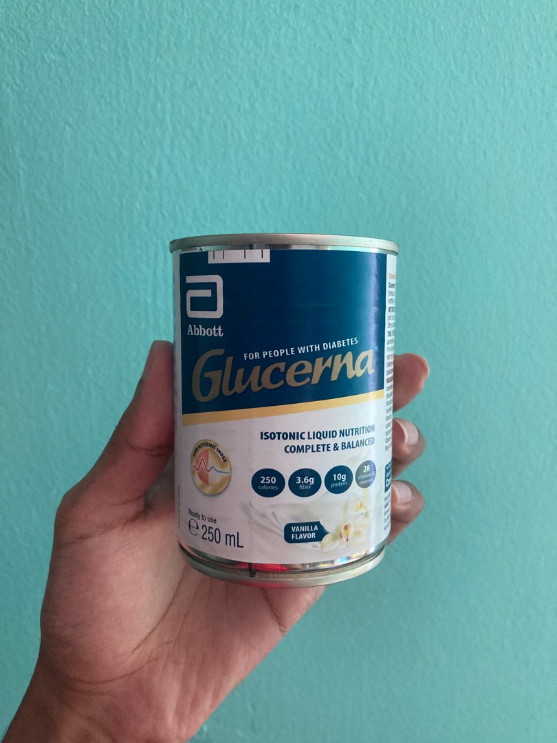 Glucerna with Fiber (24cans carton), Health & Nutrition, Medical ...