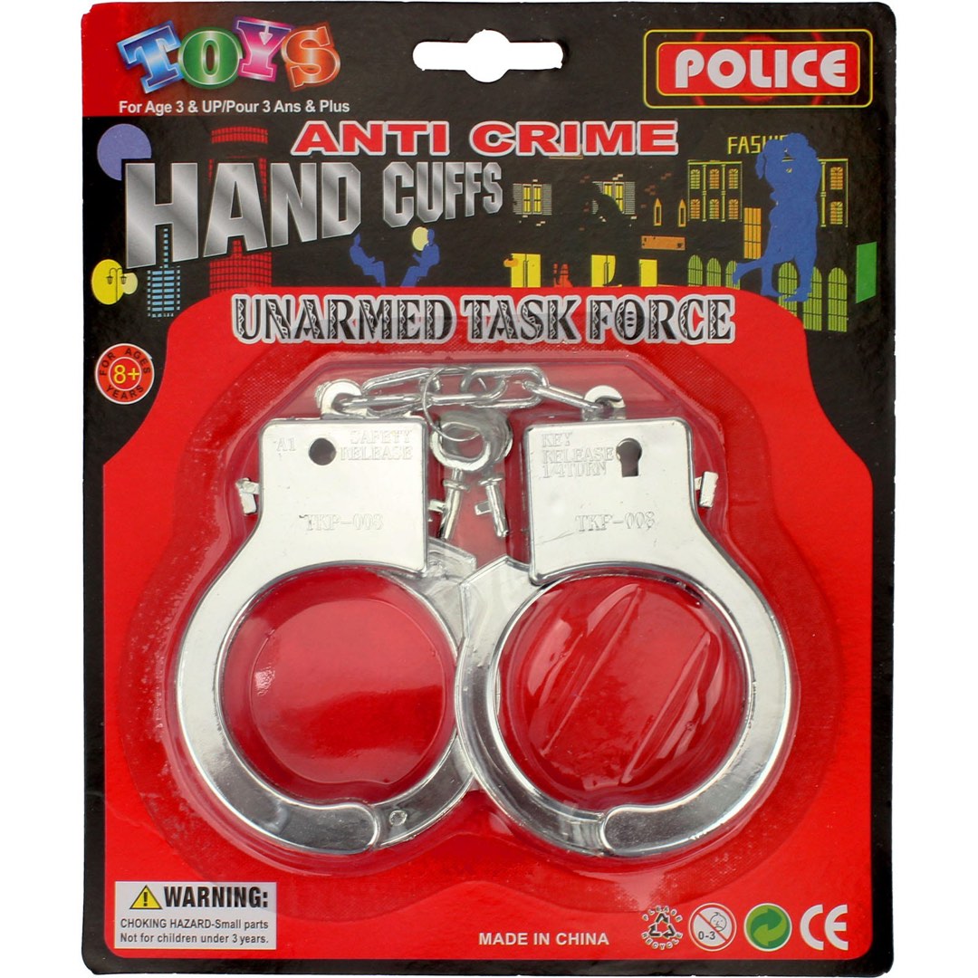 Plastic Toy Handcuffs, Hobbies & Toys, Toys & Games on Carousell