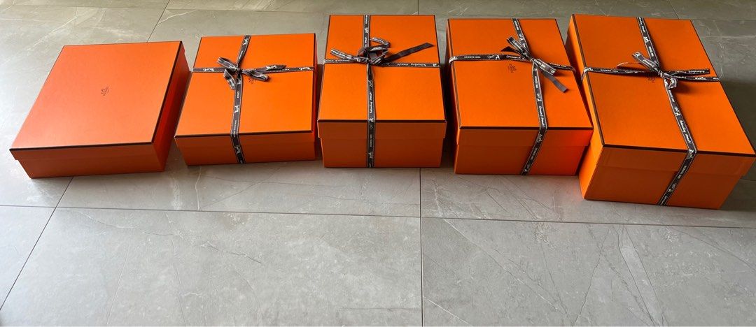 Hermes Boxes Brand New - Assorted sizes, Luxury, Accessories on Carousell
