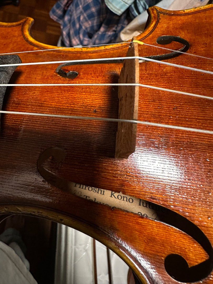 Hiroshi Kono violin 4/4, Hobbies & Toys, Music & Media, Musical ...
