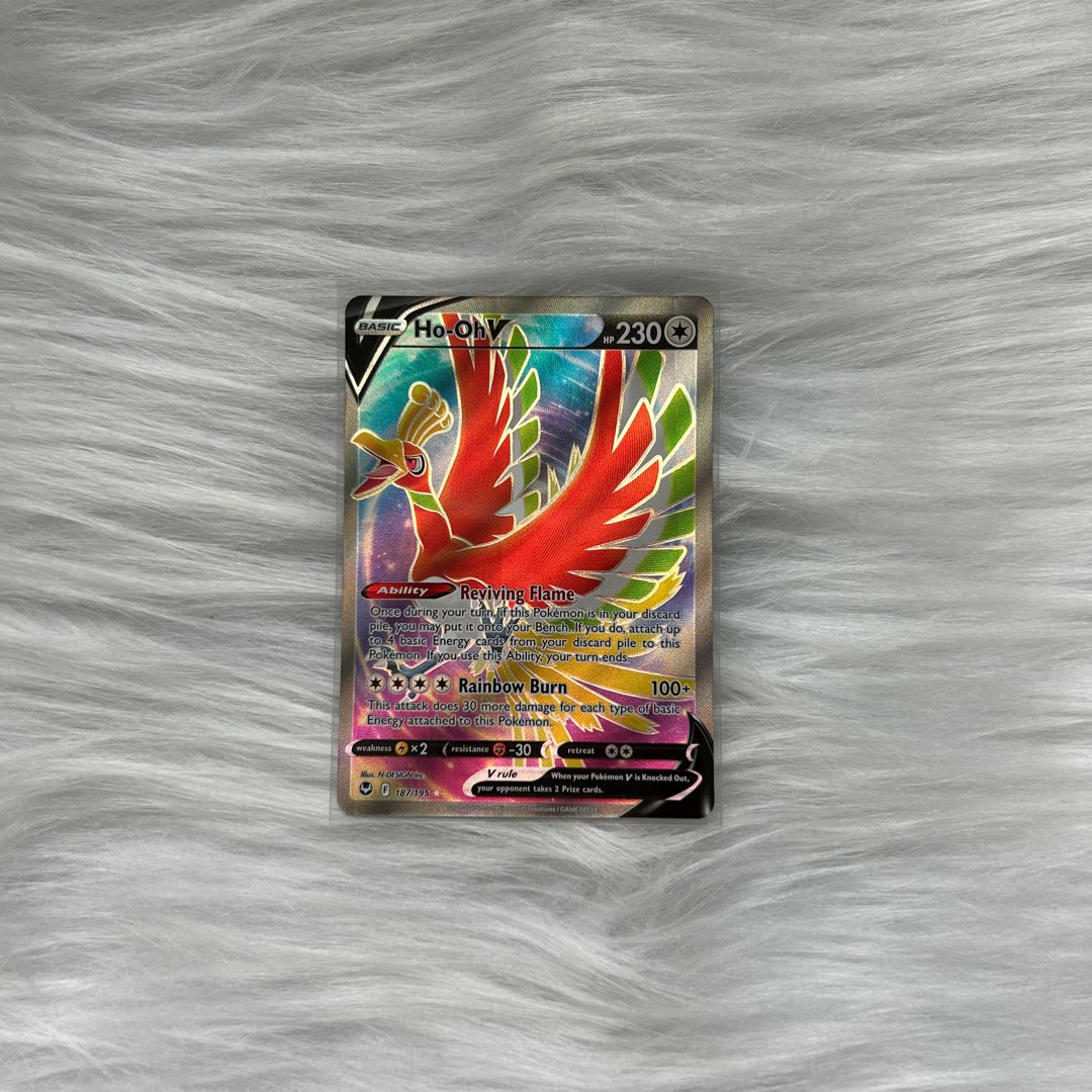 Ho oh 187/195 Silver tempest FA Full art, Hobbies & Toys, Toys & Games on Carousell
