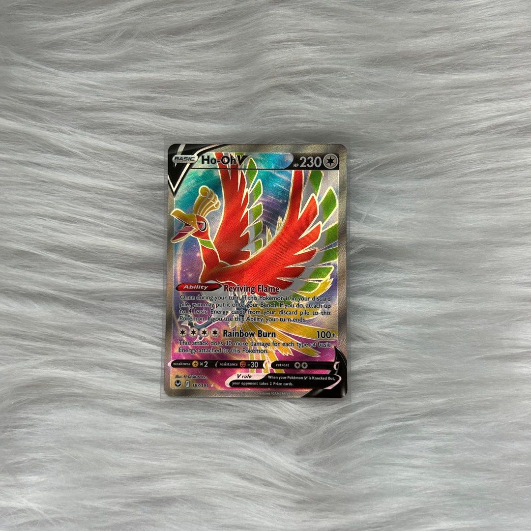 Ho oh 187/195 Silver tempest FA Full art, Hobbies & Toys, Toys & Games on Carousell