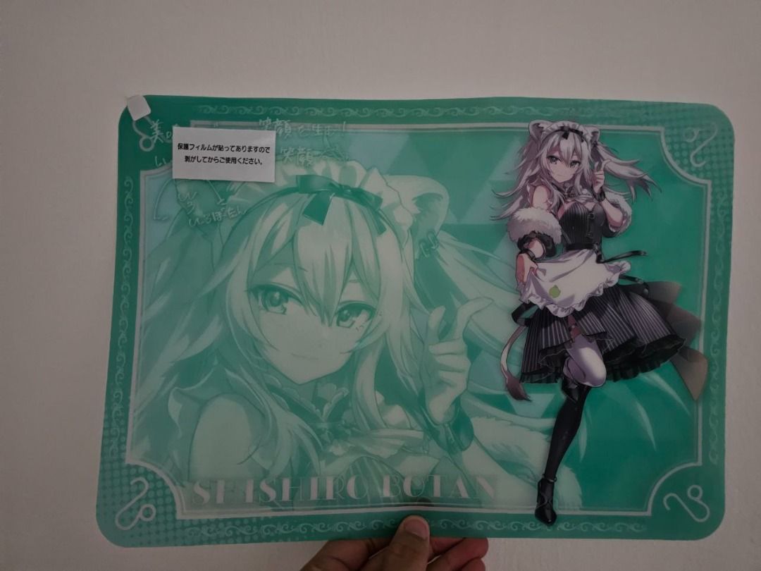 Hololive Seishiro Botan plastic sheet, Hobbies & Toys, Memorabilia ...