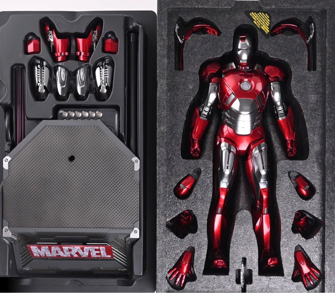 Hot Toys MMS696D54 Disney 100 Iron Man Mark Vii (D100 Version) 1/6, 興趣及 ...