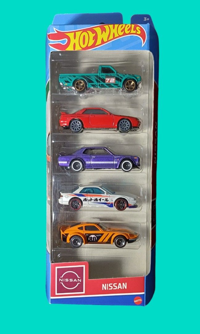 Hot Wheels Nissan 5 packs, Hobbies & Toys, Toys & Games on Carousell