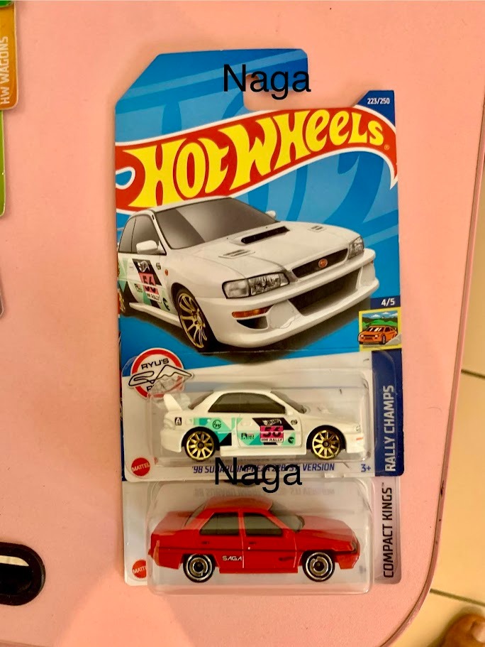 Hot Wheels Proton Saga + '98 Subaru Impreza 22B STi Version RTH lot of ...