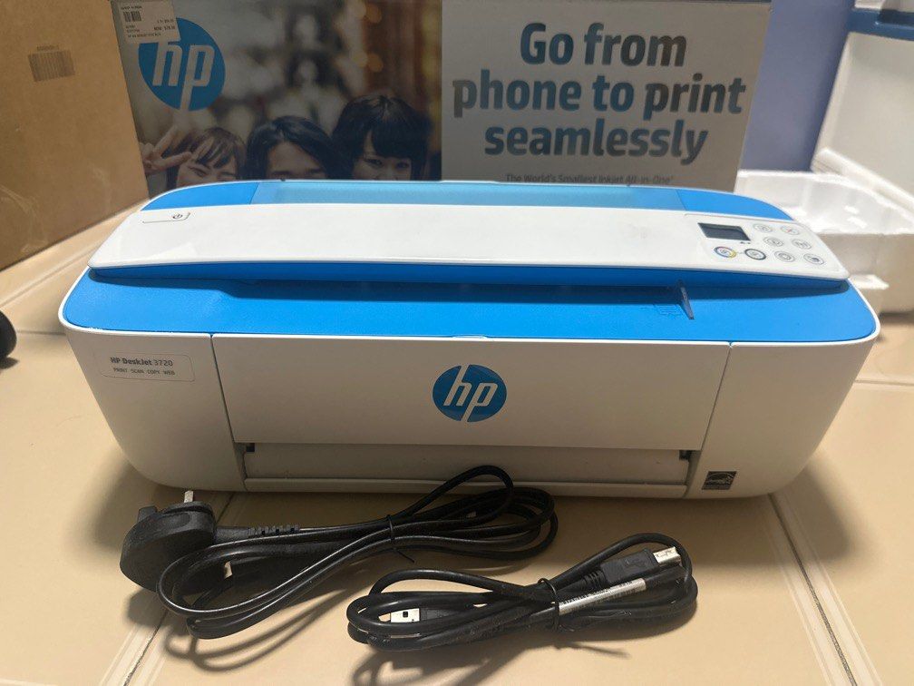 HP DeskJet 3720 Color Printer, Computers & Tech, Printers, Scanners ...