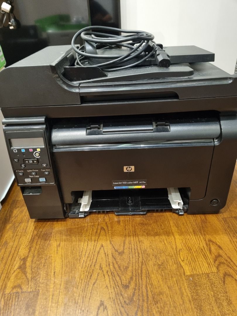 HP LaserJet 100 color MFP M175a, Computers & Tech, Printers, Scanners ...