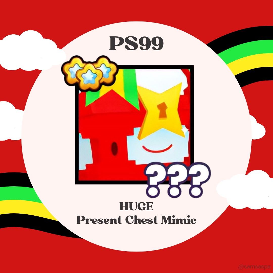 Huge Present Chest Mimic - PS99, Video Gaming, Video Games, Others on ...