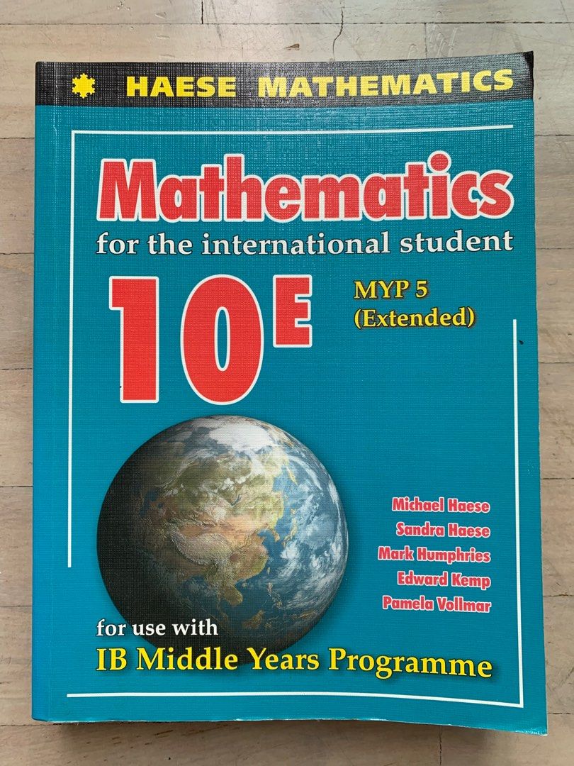 IB Middle Years textbook MYP 5 Haese Mathematics, Hobbies & Toys, Books ...