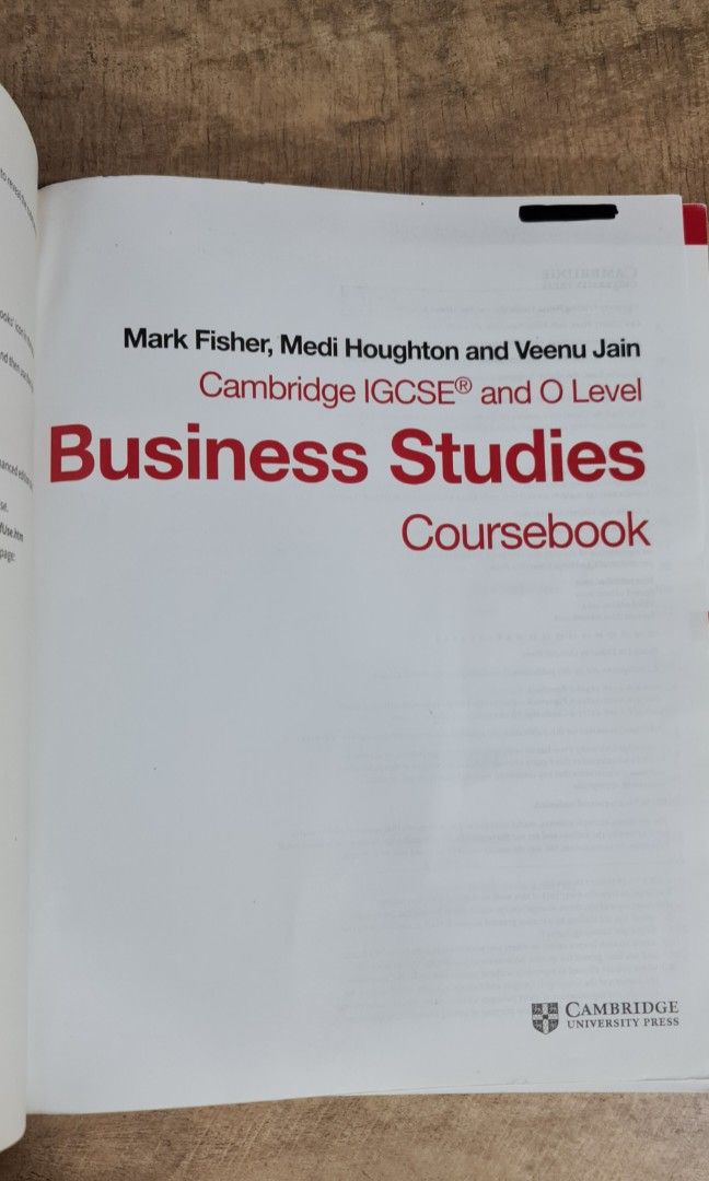 IGCSE & O Levels Busines Studies Coursebook. Revised 3rd Ed., Hobbies & Toys, Books & Magazines ...