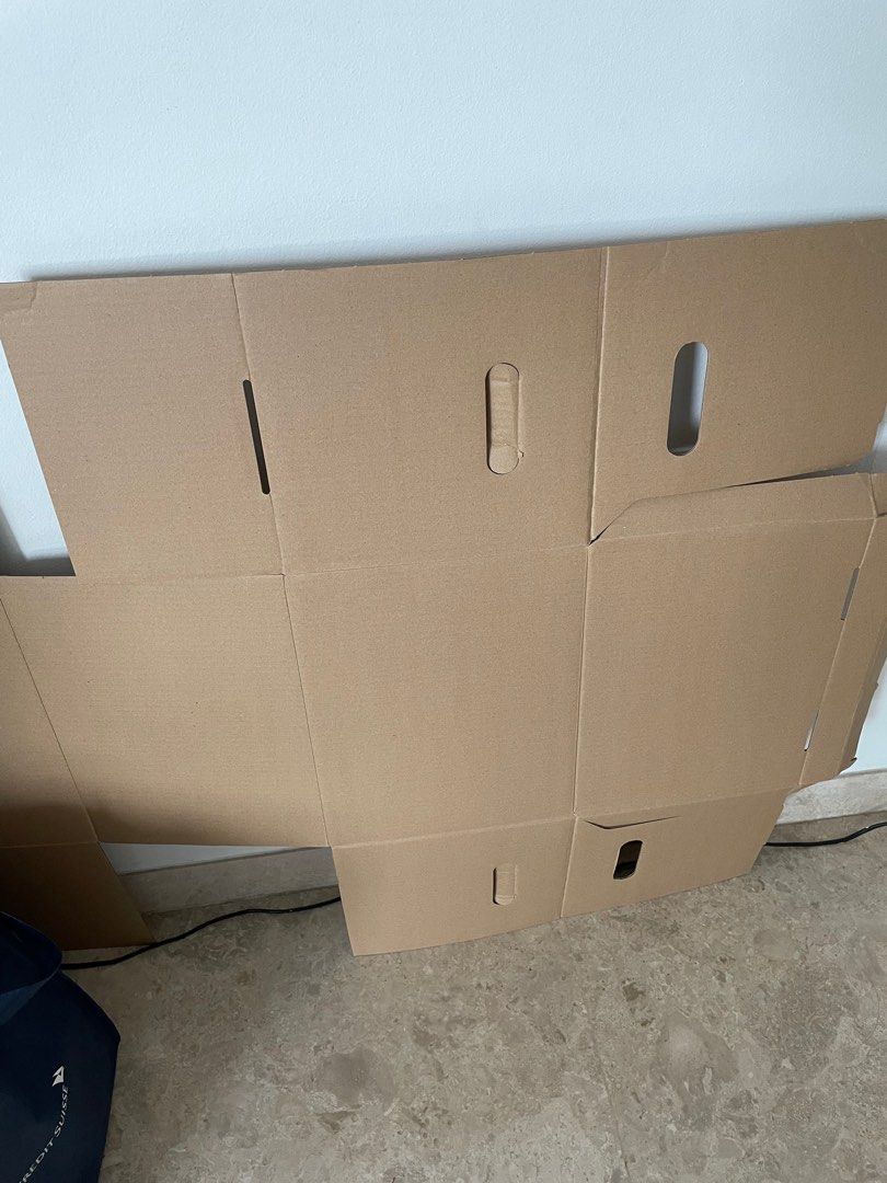 IKEA Cardboard boxes (Dundergubbe and pappis) -2 sizes, Furniture ...
