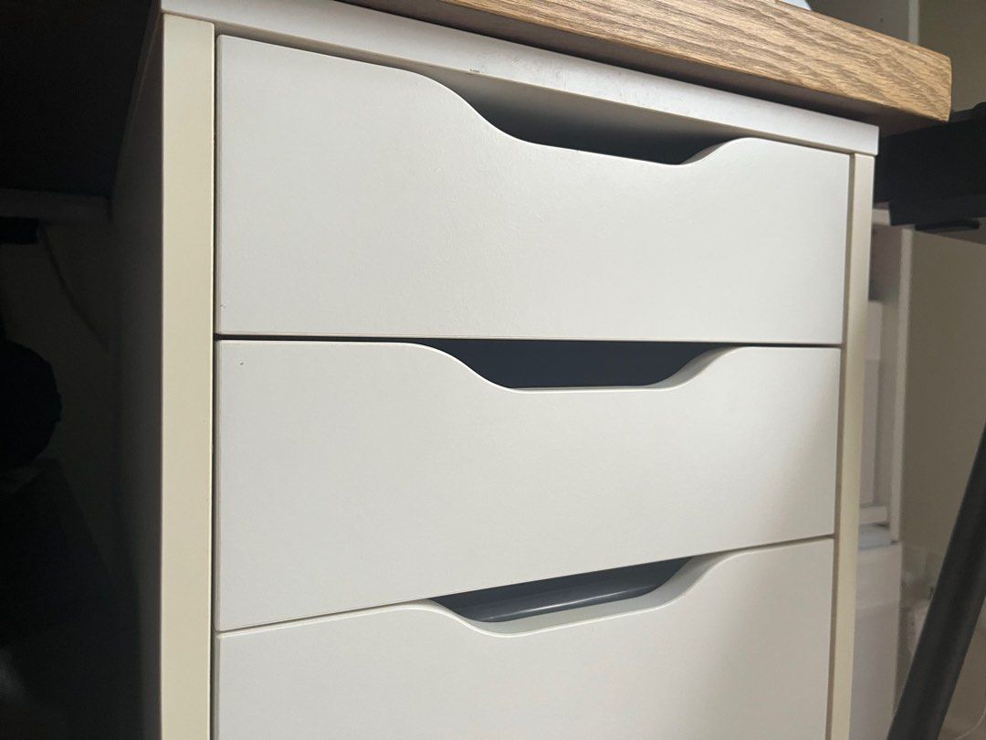 IKEA Home Office Table (Alex + Karlby), Furniture & Home Living ...