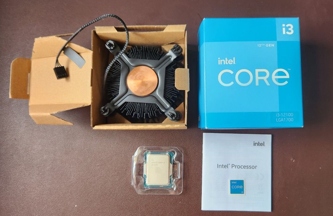 Intel i3-12100 CPU Chip, Computers & Tech, Parts & Accessories ...