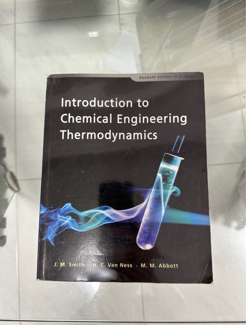 Introduction to Chemical Engineering Thermodynamics 7th edition seventh ...
